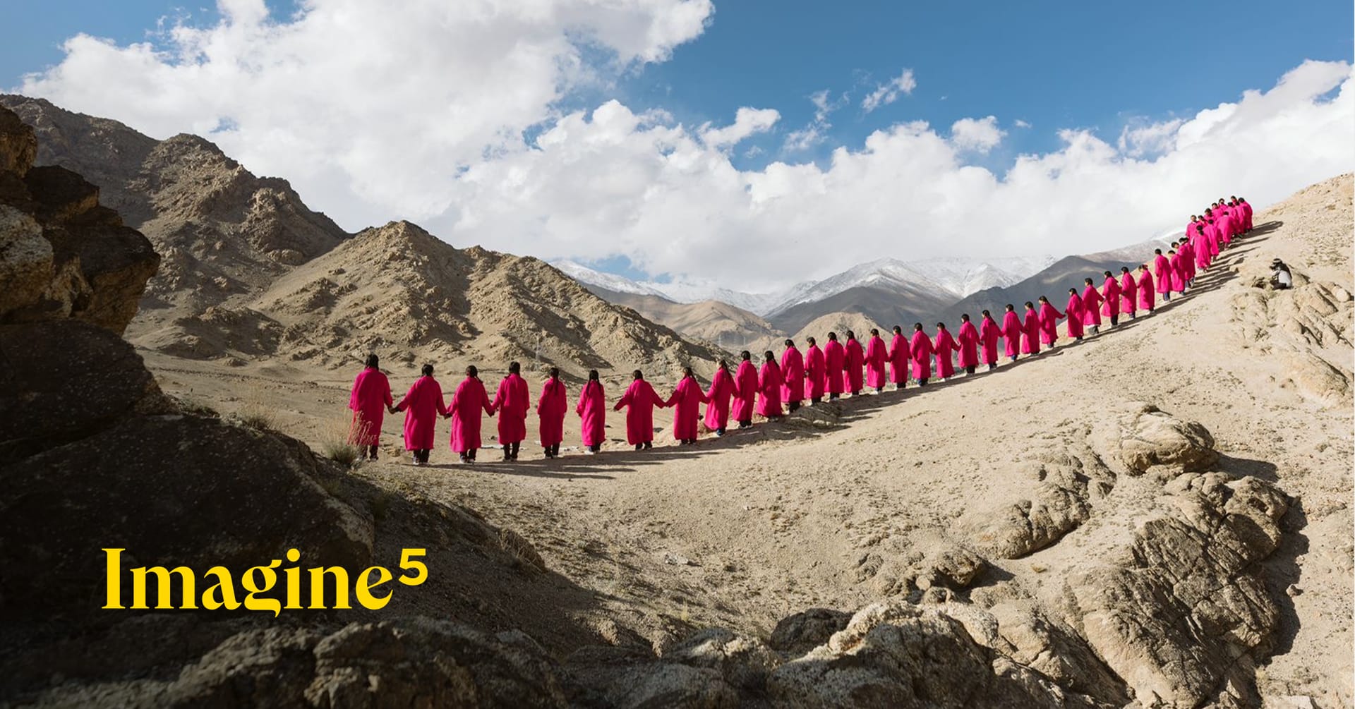 In the Pinke land art by Doyel Joshi and Neil Ghose Balser